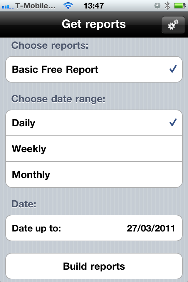 NETA Reports - iPhone App
